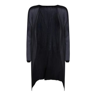 Issey Miyake Damen, Strickwaren, Schwarzk, LGr&ouml;&szlig;e