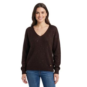 Am&eacute;lie & Am&eacute;lie Aster Pullover - - Knitwear - Damen - Braun - ONE SIZE