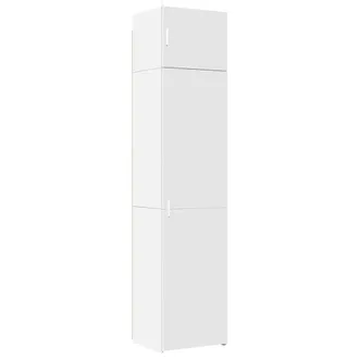 vidaXL Mobile Sottile Bianco 50x42,5x225 Cm In Truciolato - Vidaxl
