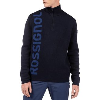 Rossignol Sweat &agrave; col zipp&eacute; en laine m&eacute;rinos et coton
