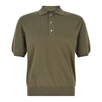 Zanone Homme, Tops, Vert, Taille: L Polo en maille