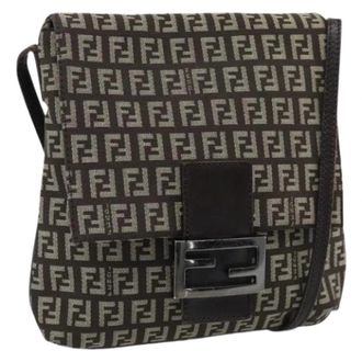 Fendi Pre-owned Zucchino Canvas Shoulder Bag - - Pre-owned - Damen - Braun - ONE SIZE