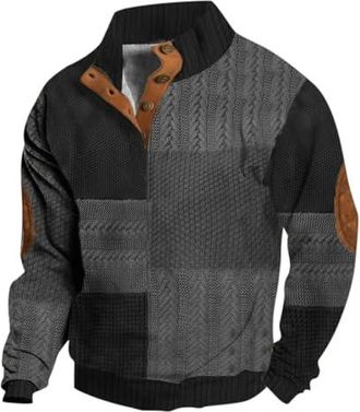 Generic Sweat graphique dhiver et dautomne pour homme - Confortable - Pour entra&icirc;nement - Couleurs contrast&eacute;es - Tenue esth&eacute;tique - Anime vintage - Personnali