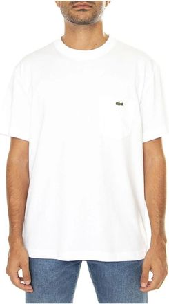 Lacoste Homme, Tops, Blanc, Taille: M T-Chemises