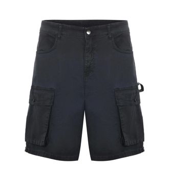 Barrow Barrow, Homme, Shorts, Noir, Taille: W34 Shorts Cargo Denim Noir