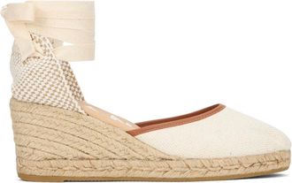 Maneb&igrave; Femme, Chaussures, Beige, Taille: 38 EU Yucat&aacute;n Wedge Espadrilles