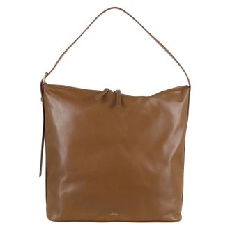 A.P.C. Karamell Leder Tote Tasche - - Bags - Damen - Braun - ONE SIZE
