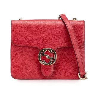 Gucci Pre-owned Leder Umh&auml;ngetasche - - Pre-owned - Damen - Rot - ONE SIZE