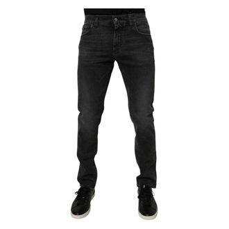 Dolce & Gabbana Homme, Jeans, Noir, Taille: 4XL Jean Skinny en Denim