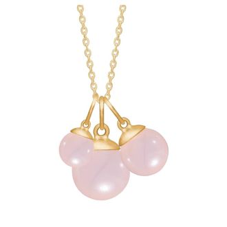 Frk. Lisberg Femme, Accessoires, Jaune, Taille: L Columbine Necklace