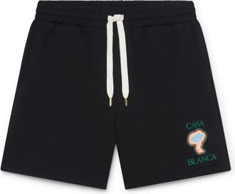 Casablanca Homme, Shorts, Noir, Taille: L Rainbow Mushroom Sweatshorts