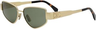 Celine Triomphe Metallbrille - - Accessories - unisex - Gelb - 55 MM