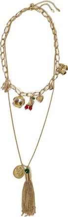 Twinset Femme, Accessoires, Multicolore, Taille: ONE Size Flower + Stone Necklace