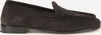 Bottega Veneta Silenzio Intrecciato Loafers Male 41