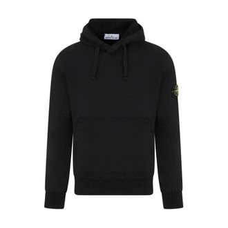 Stone Island Homme, Sweatshirts et sweats &agrave; capuche, Noir, Taille: XL Sweat en coton noir
