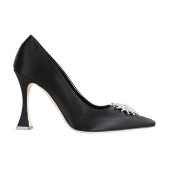 Manolo Blahnik Femme, Chaussures, Noir, Taille: 37 1/2 EU Escarpins Ronconanu