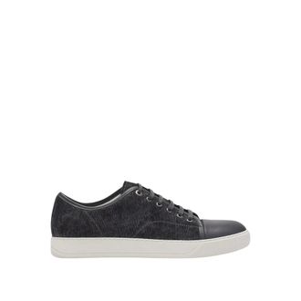 Lanvin Homme, Chaussures, Gris, Taille: 41 EU Dbb1 Suede Baskets
