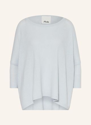 Allude Allude Cashmere-Pullover Mit 3/4-Arm blau