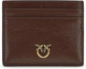 Pinko Pinko, Femme, Accessoires, Brun, Taille: ONE Size Bos Taurus Wallet