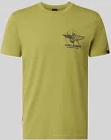 PME Legend T-Shirt mit Label-Print und Rundhalsausschnitt