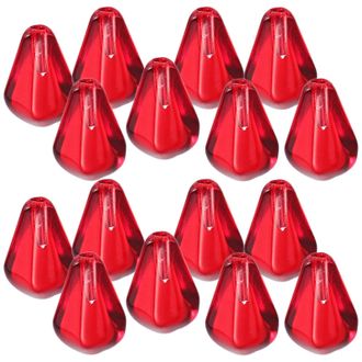 Angoily K&uuml;nstliche Granatapfelkerne 100 St&uuml;ck aus Kristallglas Realistische Schmuckperlen f&uuml;r Weihnachtsdekoration Fotografie und Wohnraumdekoration Rote Deko