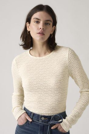 Levi's Haut Col Rond Anika - Femme - Blanc / Egret - 2XL