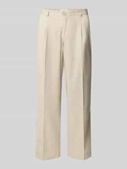 Les Deux Stoffhose mit Bundfalten Modell Randall