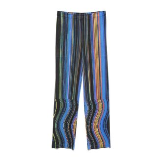 Issey Miyake Warp Hose - - Trousers - Damen - Mehrfarbig - M