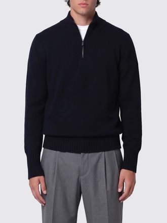Drumohr Pull &agrave; col roul&eacute; en laine m&eacute;lang&eacute;e &agrave; manches longues et demi-zip