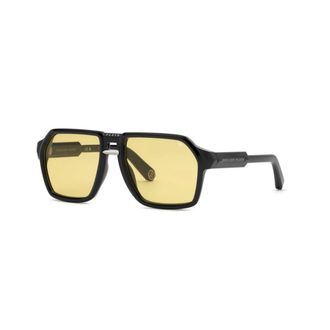Philipp Plein Homme, Accessoires, Noir, Taille: 58 MM Spp203M Lunettes de soleil