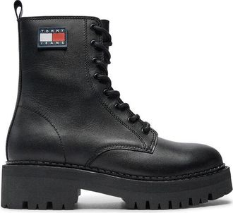 Tommy Jeans Schnürstiefeletten Urban EN0EN02628 Schwarz