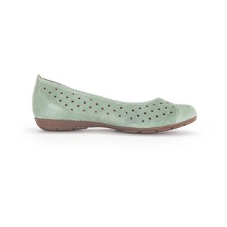Gabor Bequeme Ballerina Schuhe - - Shoes - Damen - Gr&uuml;n - 36 EU