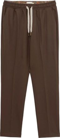 Gianni Lupo Homme, Pantalons, Brun, Taille: M Pantalone coulisse in vita Gl003Bd