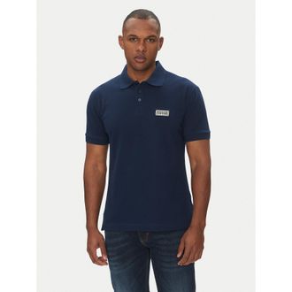 Versace Jeans Couture Poloshirt 78GAGT08 Dunkelblau Regular Fit