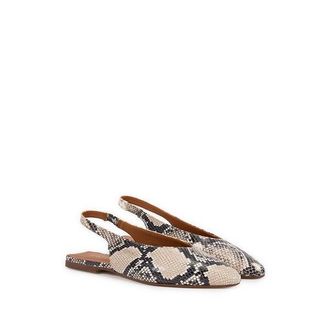 Maison Toufet Sling-back Mariana en cuir