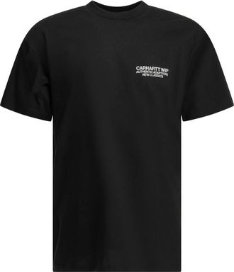 Carhartt Work in Progress Homme, Tops, Noir, Taille: L Sean Hamilton 03 T-Shirt