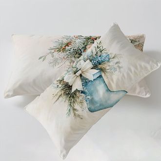 Generic Kissenbez&uuml;ge Entenei-Farbe Kissenbezug 70x90cm Salbeigr&uuml;N Kissenbez&uuml;ge Samt Dekokissen Kopfkissenbezug Cushion Cover Unsichtbarer Rei&szlig;verschluss Wasch