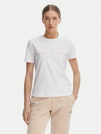 Guess T-Shirt V6GI07 K2968 Wei&szlig; Regular Fit