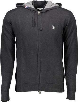 U.S.Polo Association U.s. Polo Assn., Homme, Sweatshirts et sweats &agrave; capuche, Noir, Taille: 2XL Cardigan zipp&eacute;