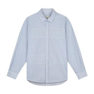 Arte Multi Lines Shirt - - Shirts - Herren - Blau - L