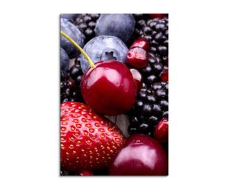Paul Sinus Art Fotoleinwand 90x60cm Food-Fotografie - Waldbeeren Mischung