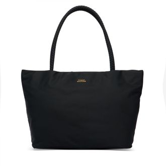Tommy Hilfiger Handtasche Tommy Hilfiger Th Marina Hobo/Tote Nylon AW0AW18862 Schwarz