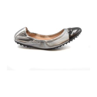 Tod's Klassische Ballett Flats f&uuml;r Frauen - - Shoes - Damen - Grau - 36 EU