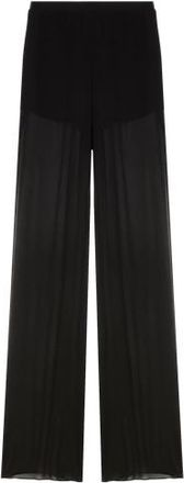 Nensi Dojaka Pantalon flare en soie