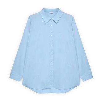 Fiorella Rubino Damen, Blusen & Hemden, Blau, 7XLGr&ouml;&szlig;e
