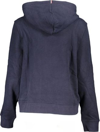 Tommy Hilfiger Cotton-Blend Brushed Hoodie - Blue