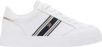 Tommy Jeans Femme, Chaussures, Blanc, Taille: 38 EU Chic Cupsole Webbing