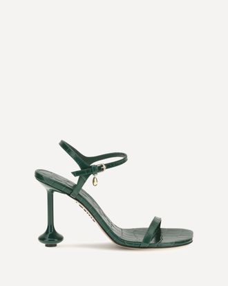 Loewe Toy crocodile-embossed leather Sandals Female 36
