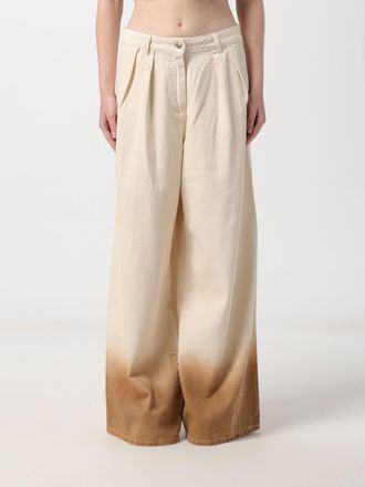 Alanui Jeans ALANUI Femme couleur Jaune Crème