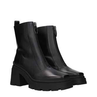 Jimmy Choo London Womens Black Leather Ankle Boots